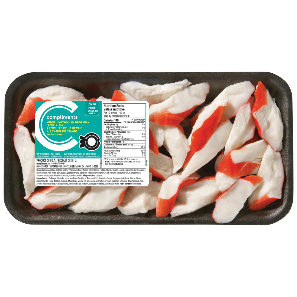 Tray Pack Imitation Crab Flakes