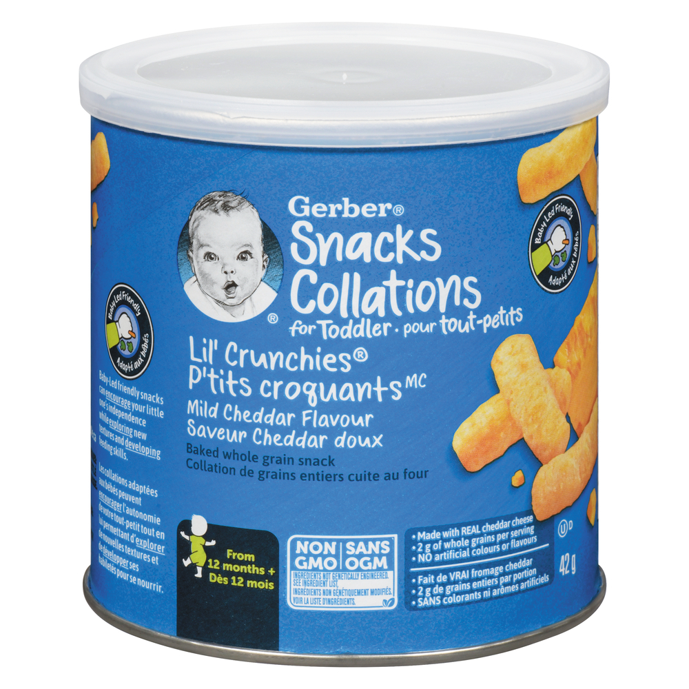 Lil' Crunchies Mild Cheddar Corn Snacks