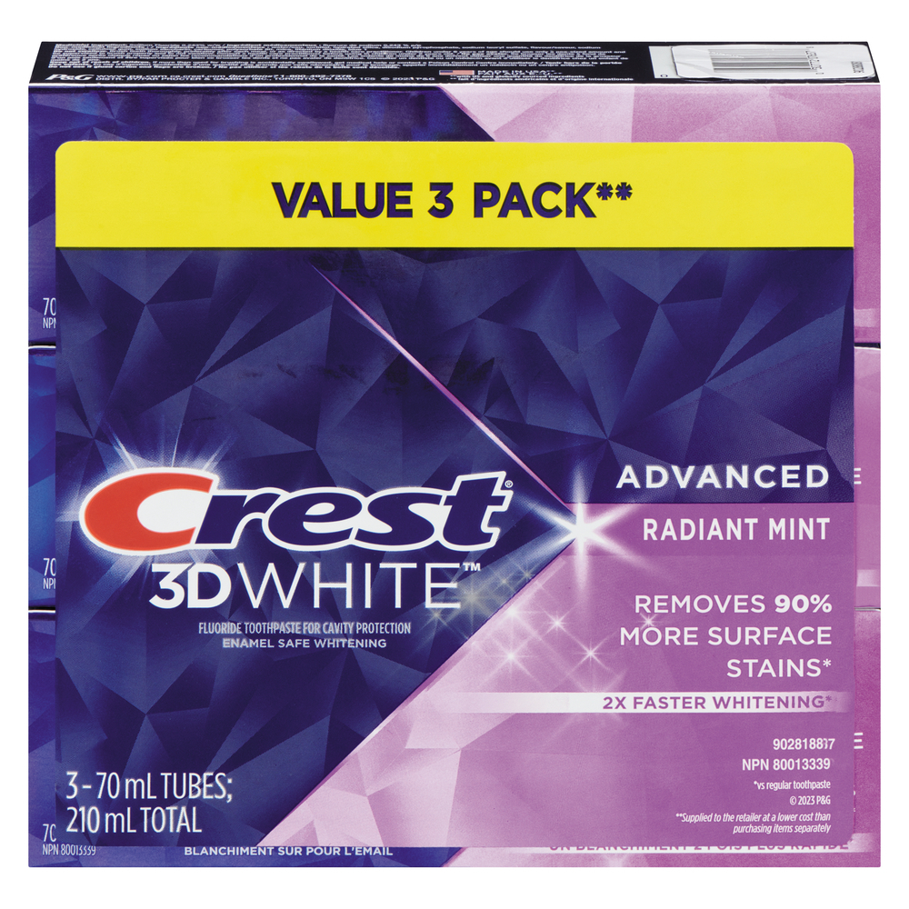 3D White Advanced Red Mint Toothpaste