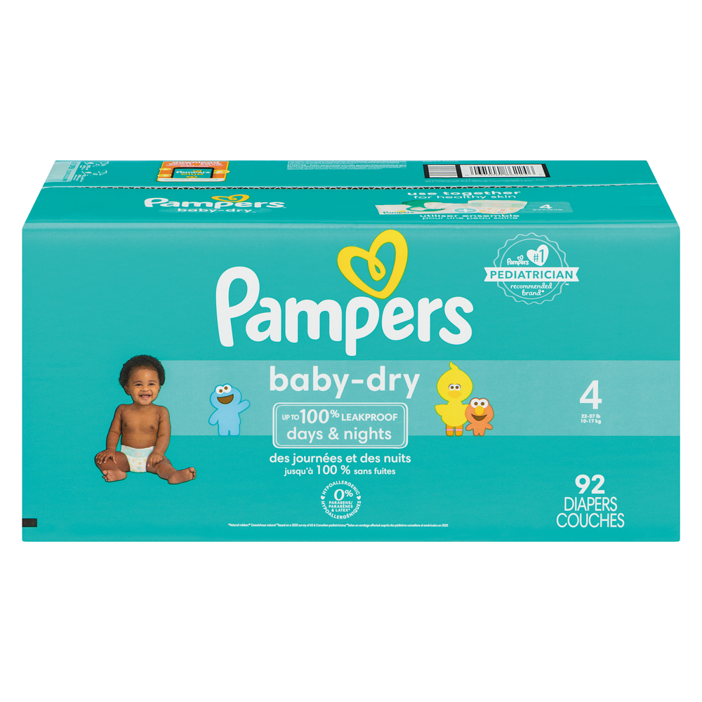 Baby Dry Size 4 Super Diapers