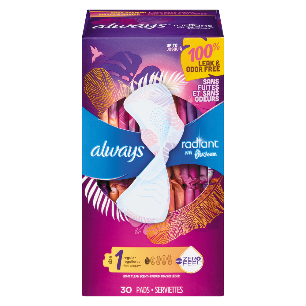 Regular With Wings Radiant Infinity Pads