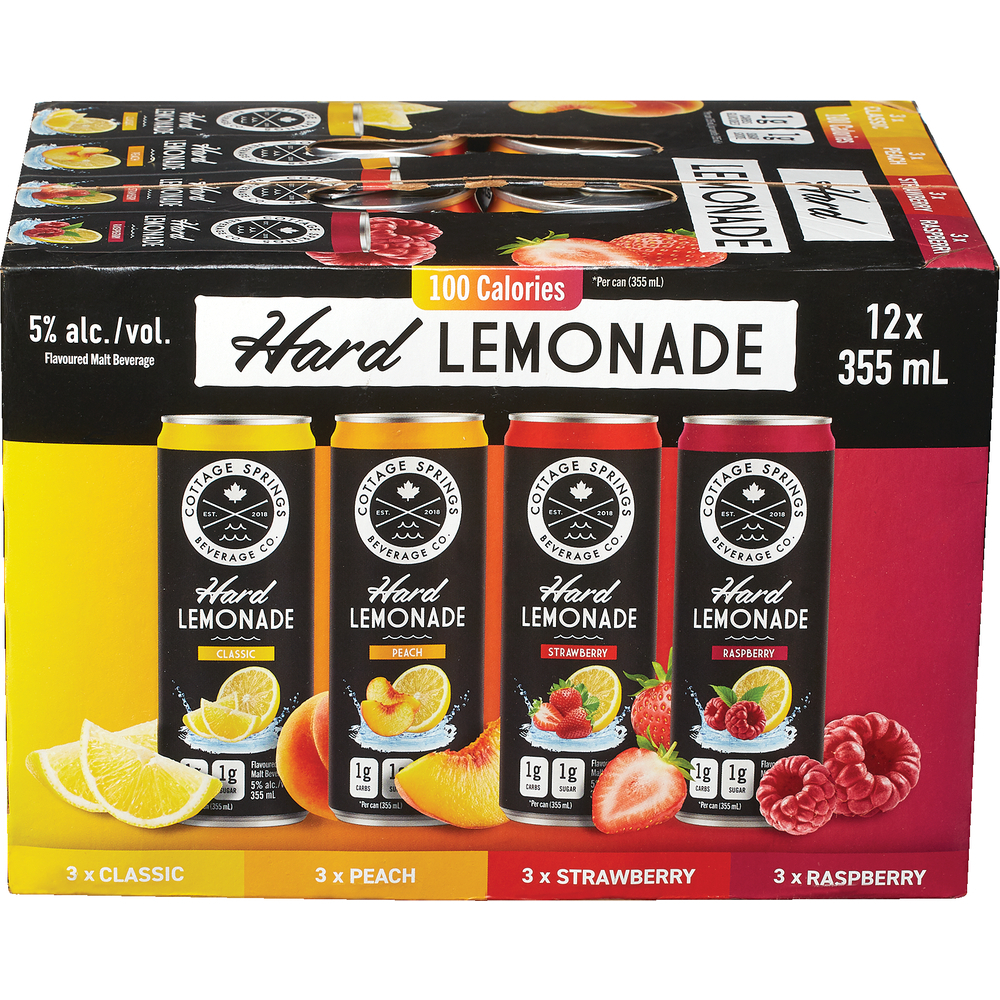 Lemonade Mixed Pack Sparkling Vodka Beverage