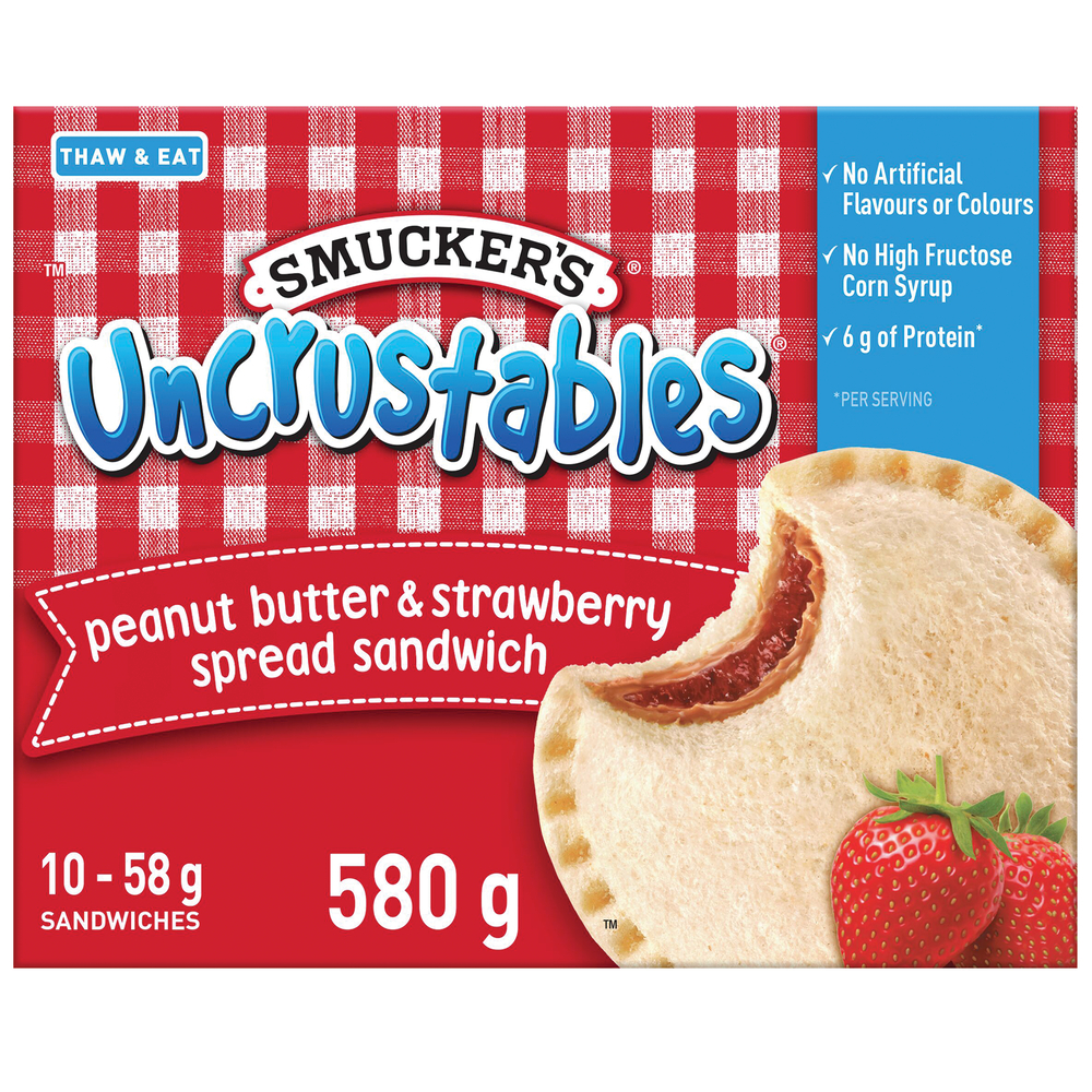 Uncrustables Peanut Butter & Jam Frozen Sandwich