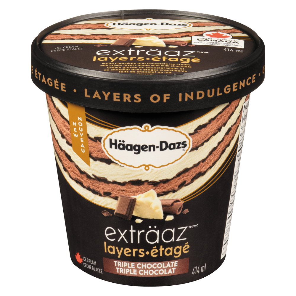Extraaz Layers Triple Chocolate Ice Cream