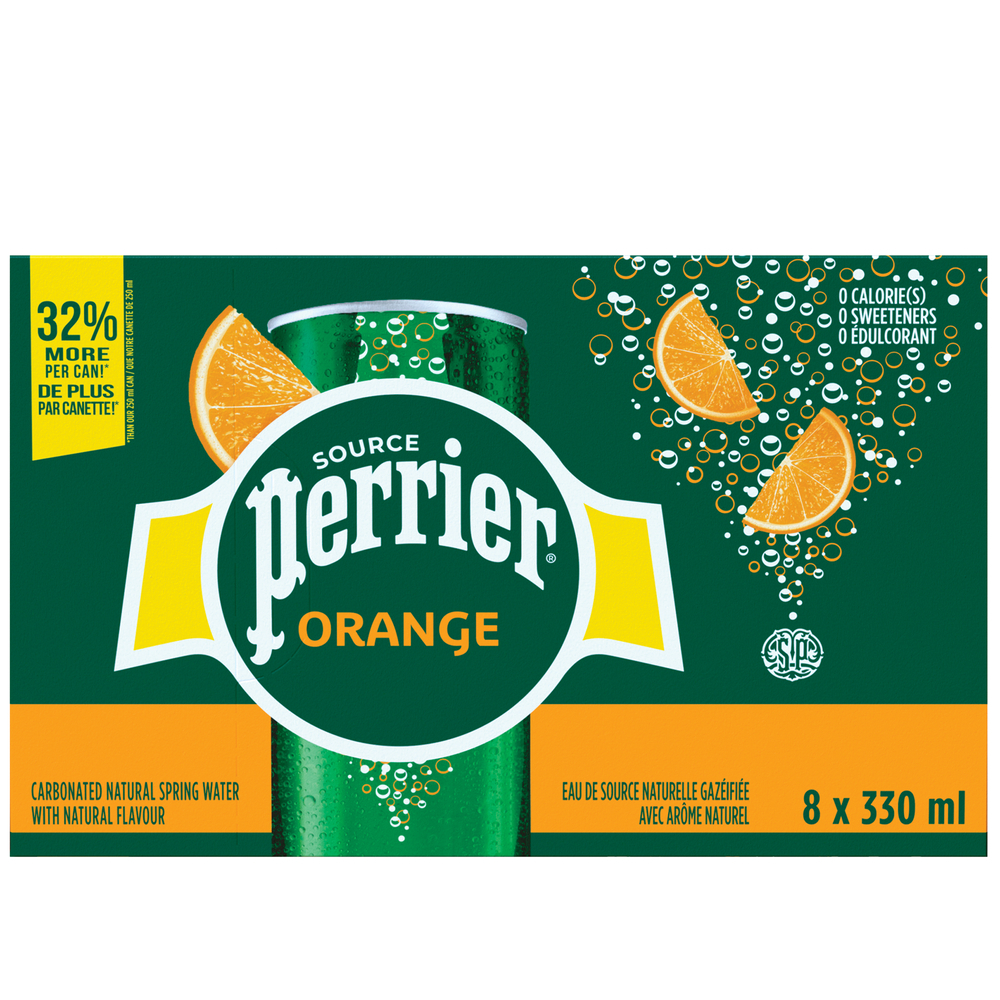 Orange Can Sparkling Water
