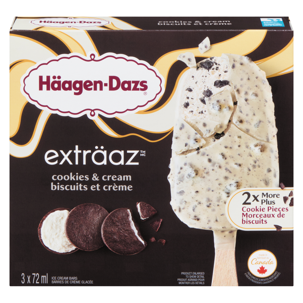 Extraaz Cookies And Cream Ice Cream