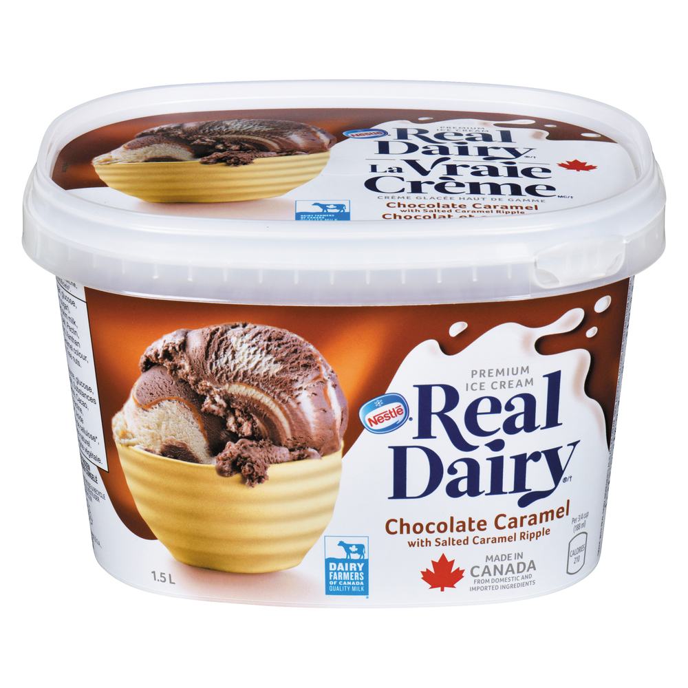Real Dairy Chocolate Caramel Ice Cream