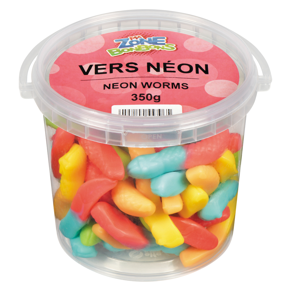 Neon Worms Candy