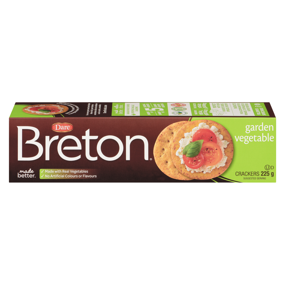 Breton Garden Vegetable Crackers