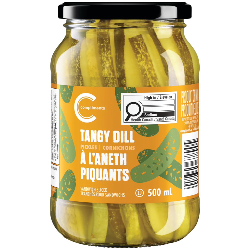 Tangy Dill Sandwich Sliced Pickles
