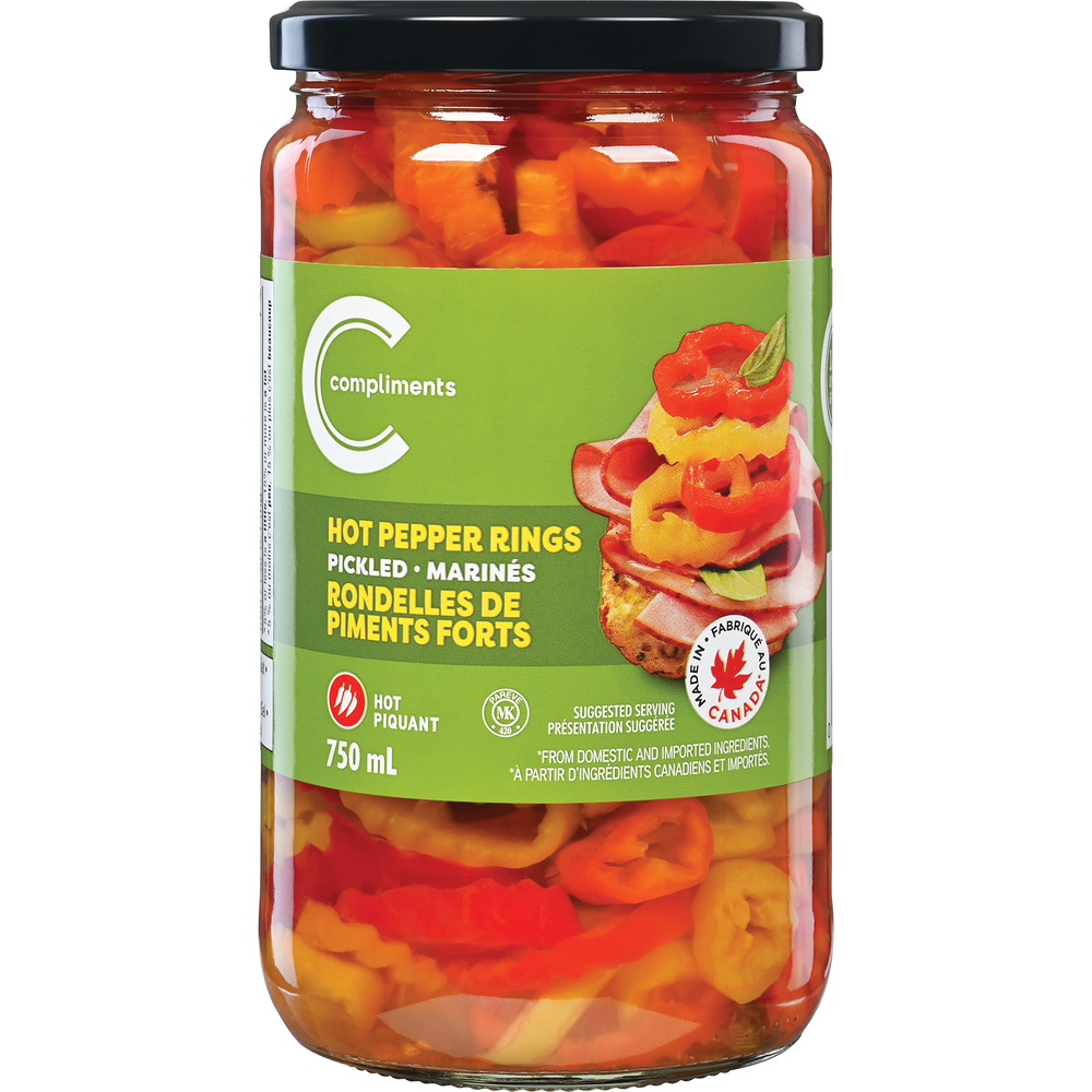 Pickled Hot Pepper Rings