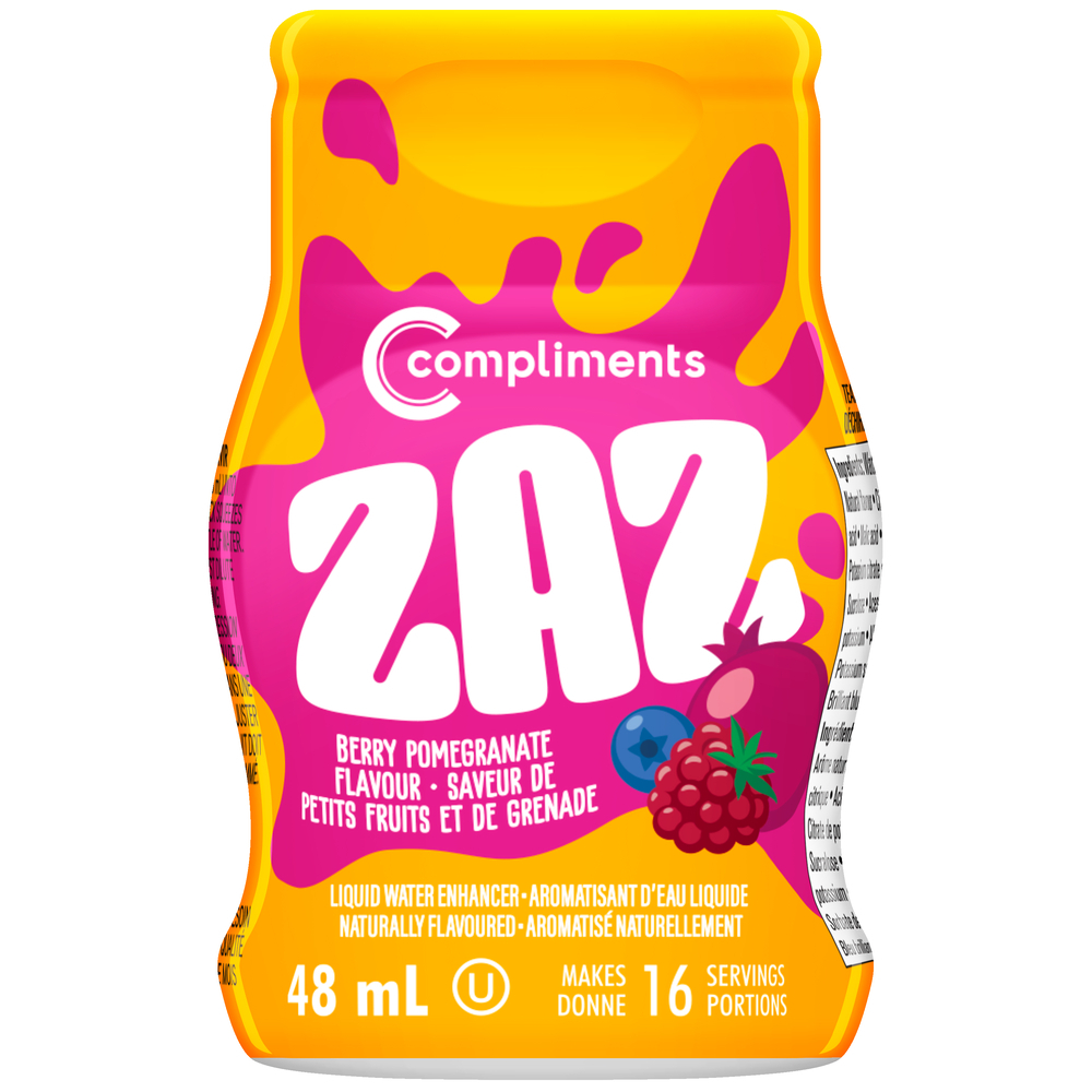 ZAZ Liquid Berry Pomegranate Water Enhancer