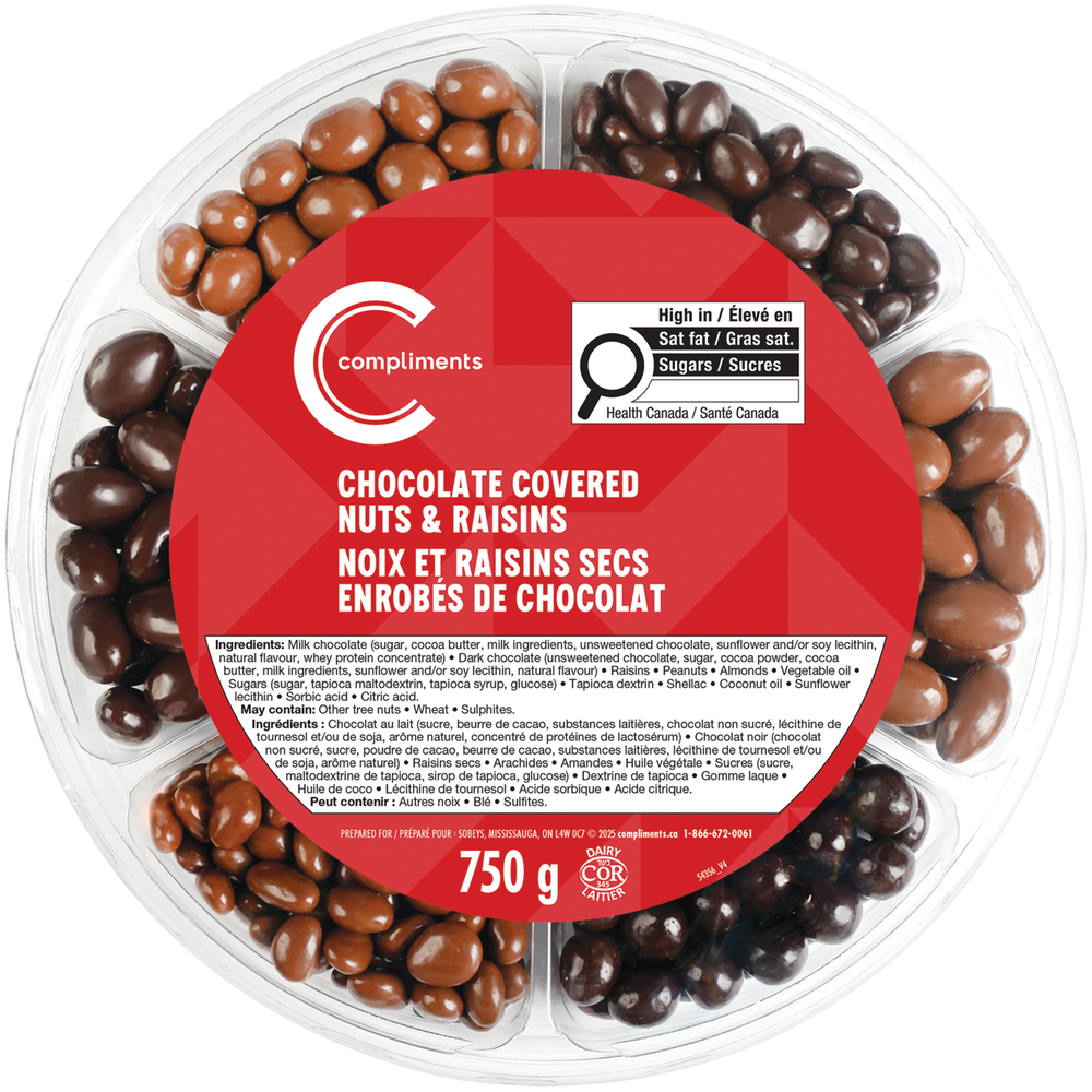 Chocolate Covered Nuts & Raisins