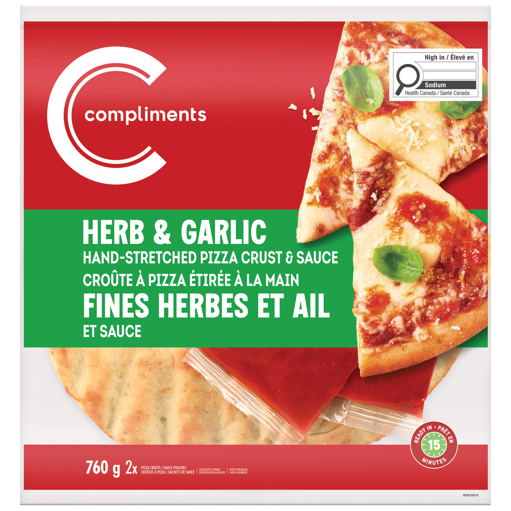 Hand-Stretched Herb & Garlic Pizza Kit