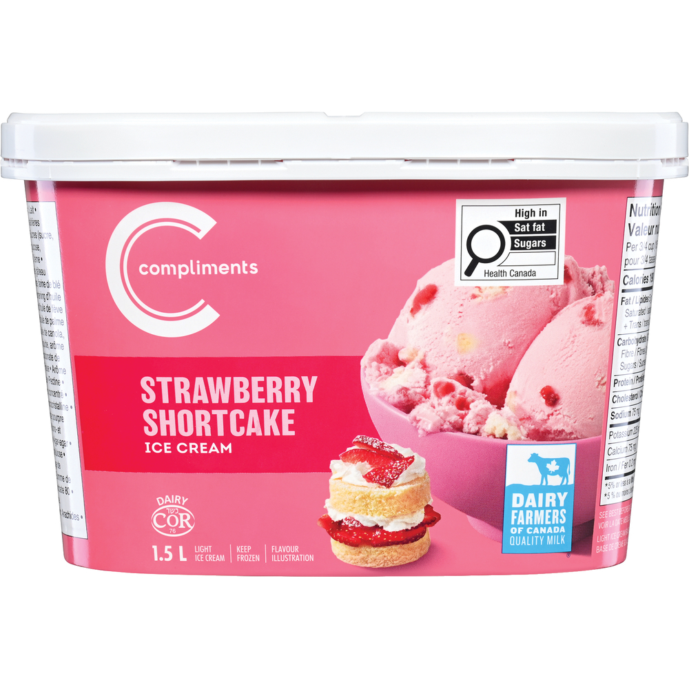 Strawberry Shortcake Light Ice Cream