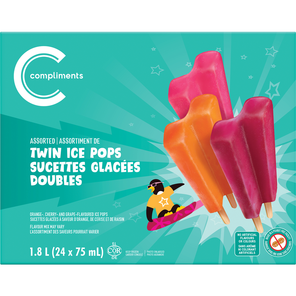 Twin Assorted Ice Pops