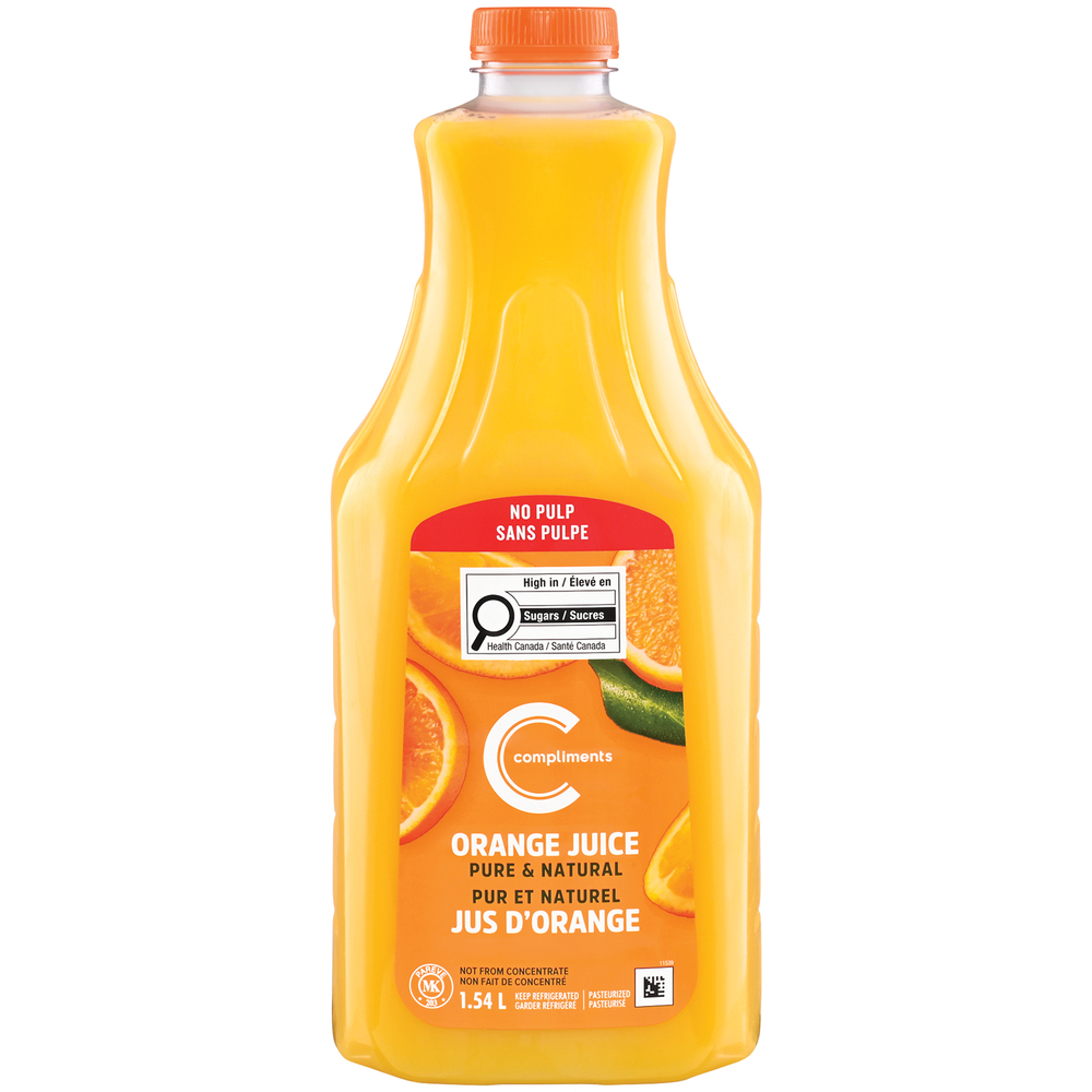 NFC Orange No Pulp Refrigerated Juice