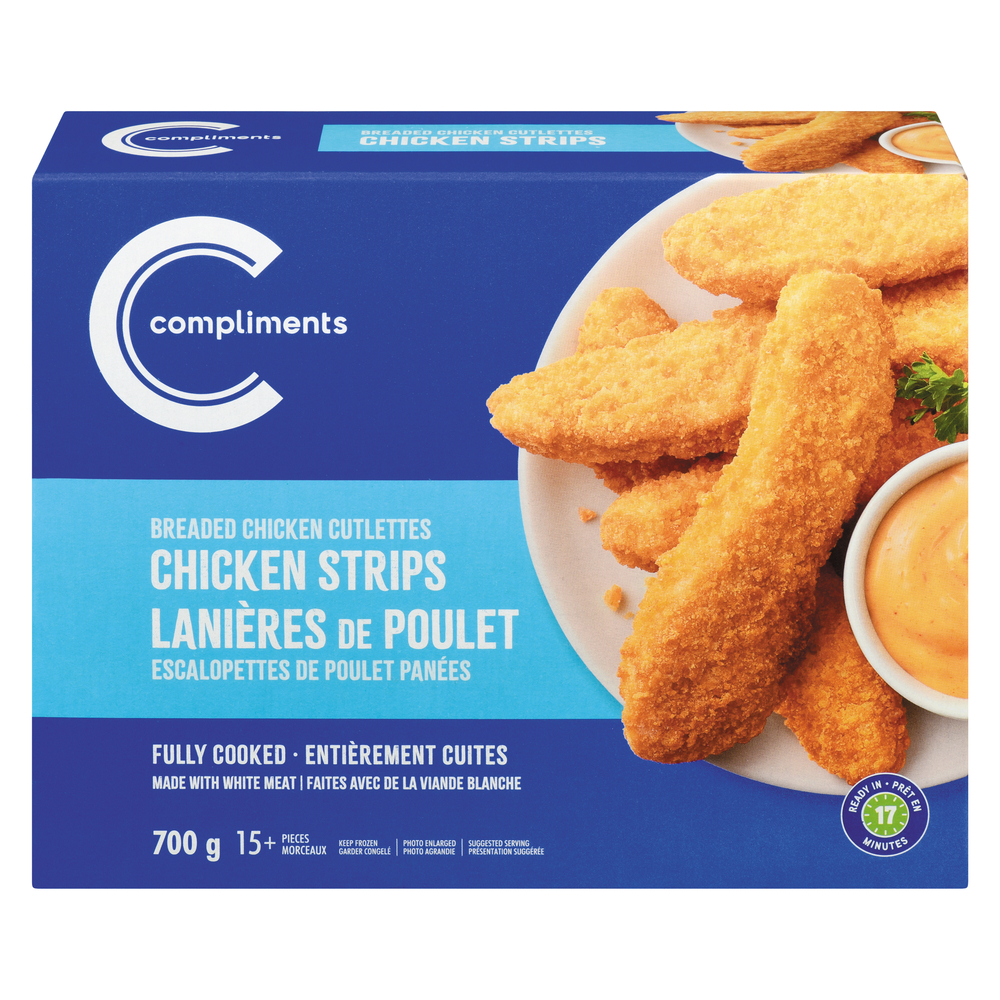 Breaded Fully Cooked Chicken Strips