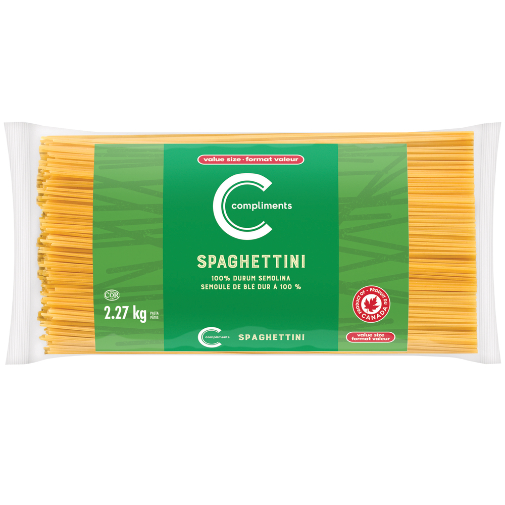 Spaghettini Value Size Pasta