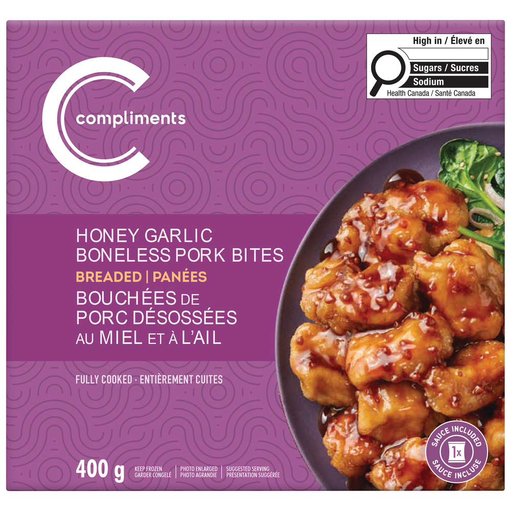 boneless honey garlic Pork