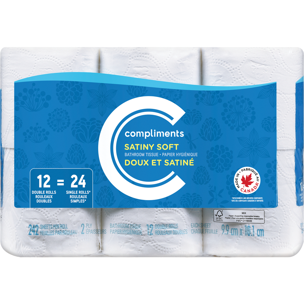 Satiny Soft Bathroom Tissue