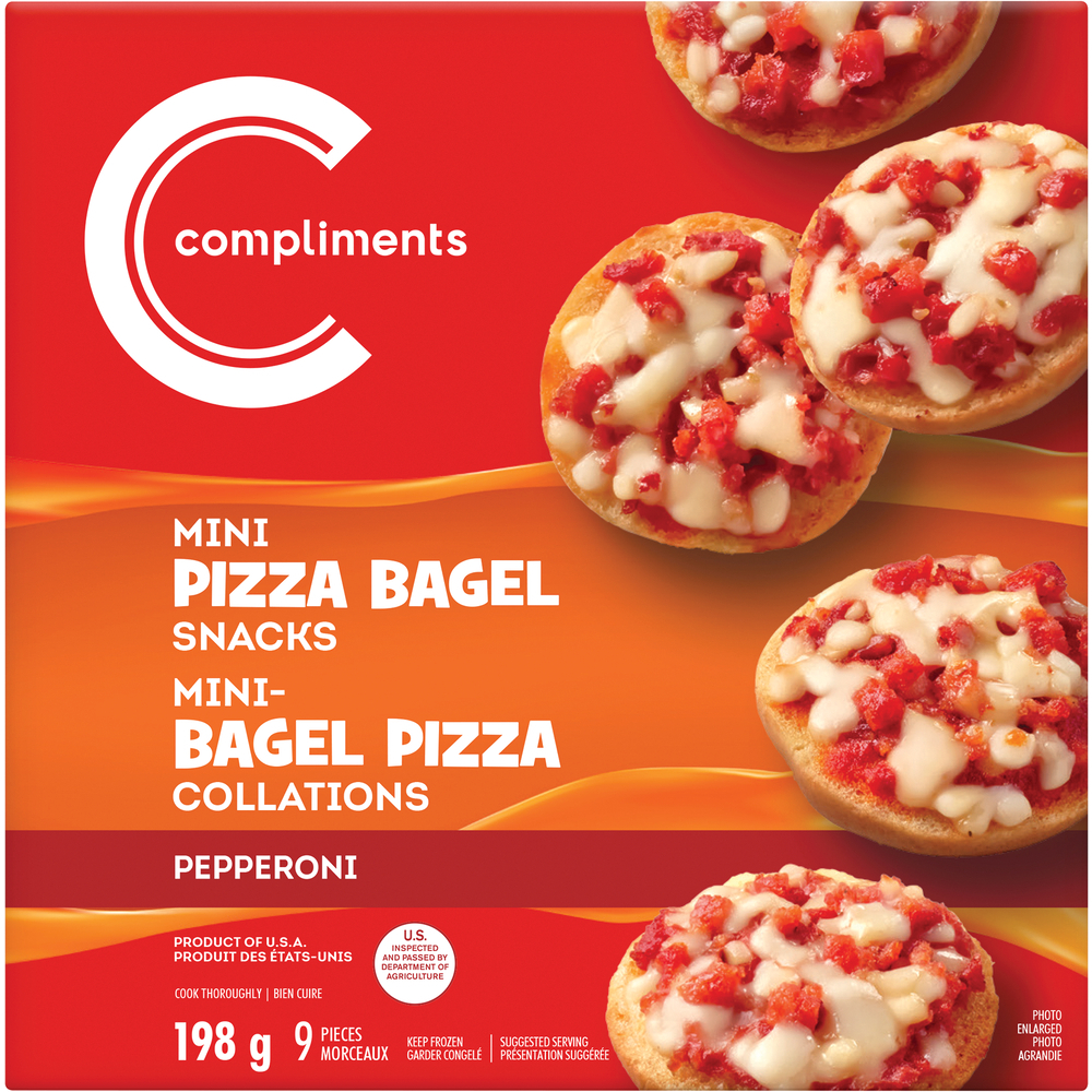 Pepperoni Mini Pizza Bagel Snacks