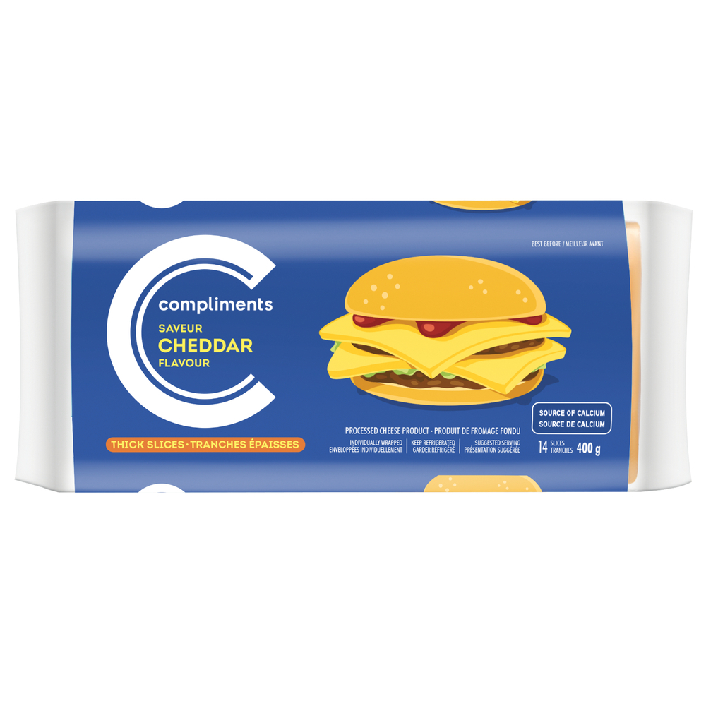 Cheddar Process Thick Slices Cheese