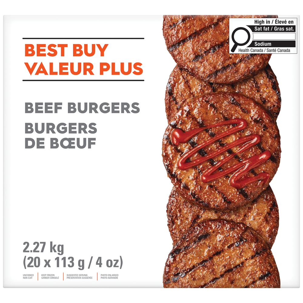Beef 20Pk Burger