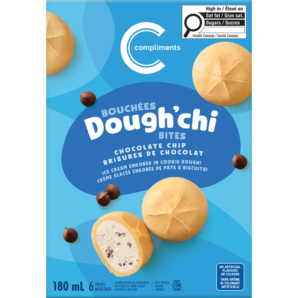 Dough'Chi Bites Chocolate Chip Ice Cream