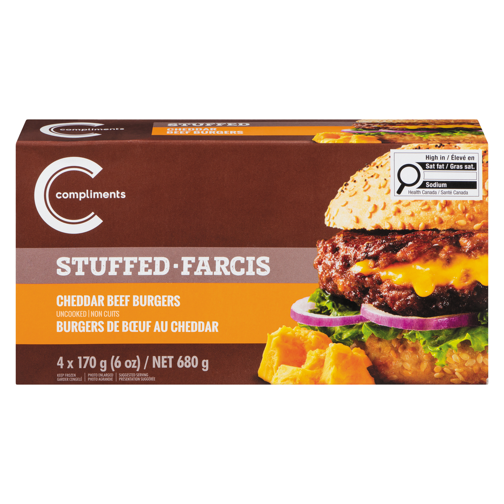 Cheddar Stuffed Burger Beef