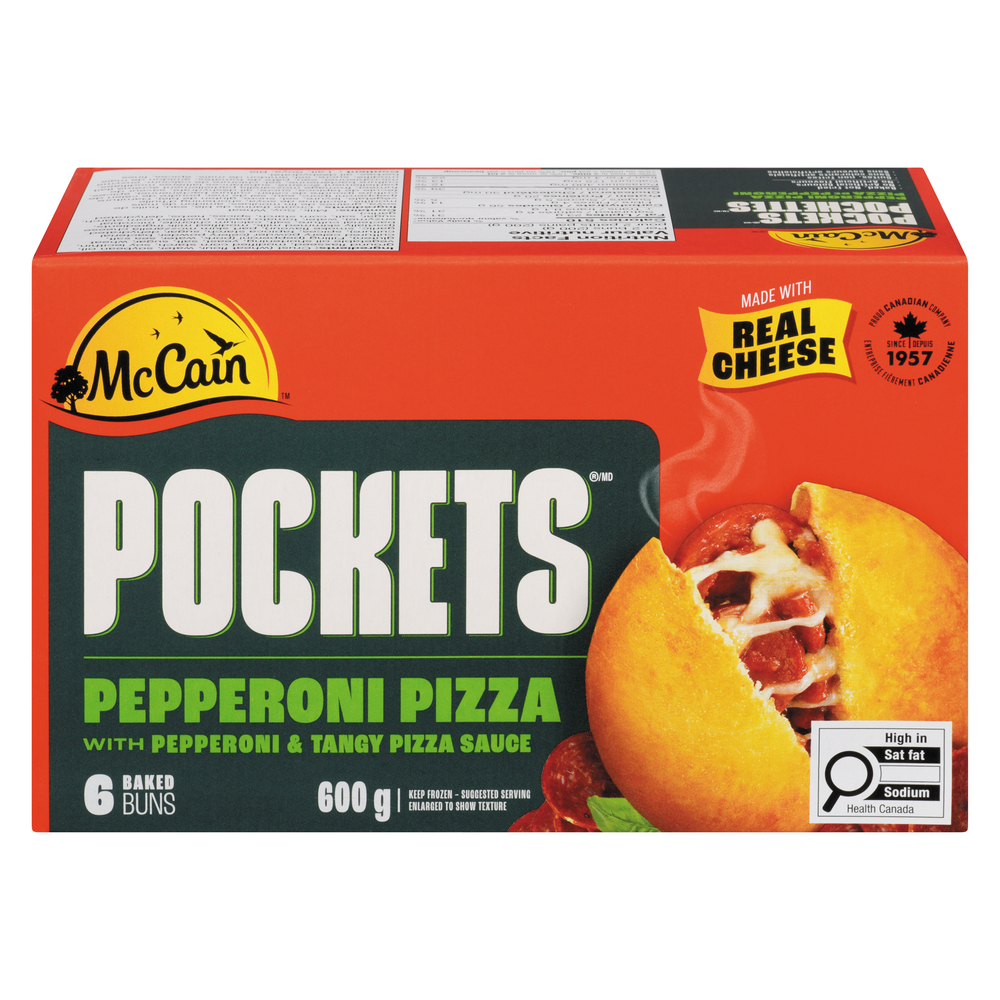 Pepperoni 6 Pack Pizza Pockets