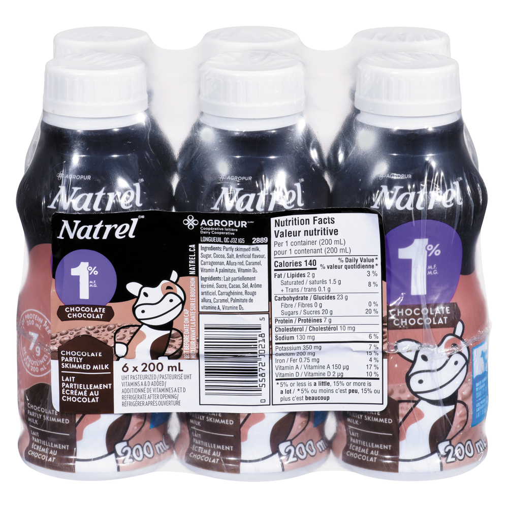 Moostache 1% Chocolate Milk Milk