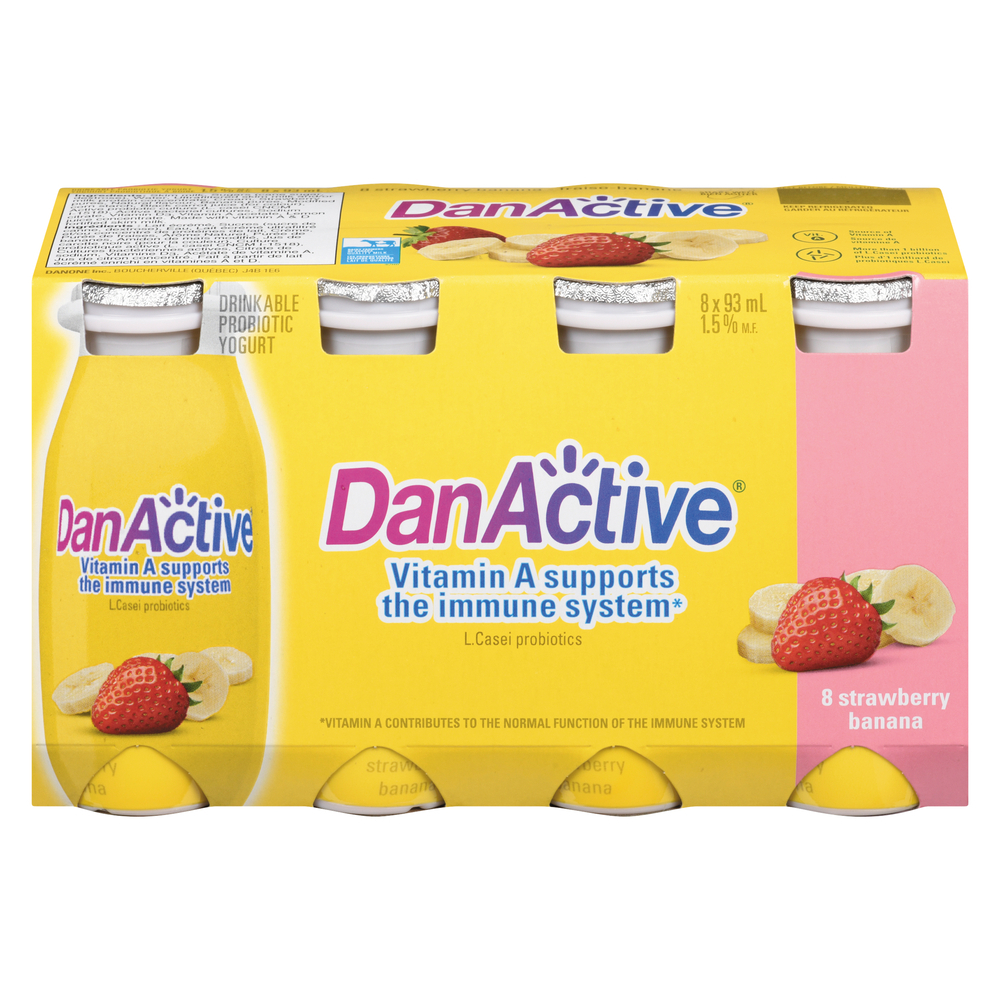 Danactive Strawberry Banana Yogurt Drink