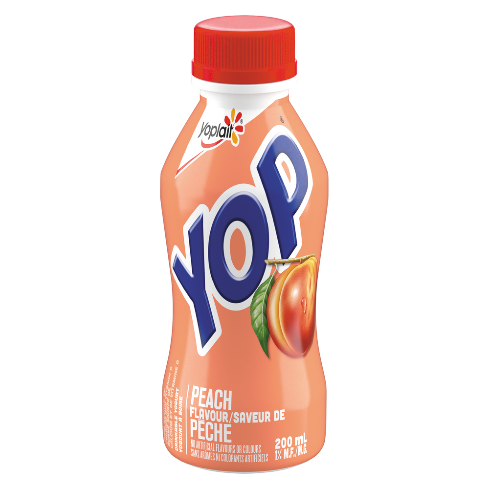 YOP drinkable peach Yogurt