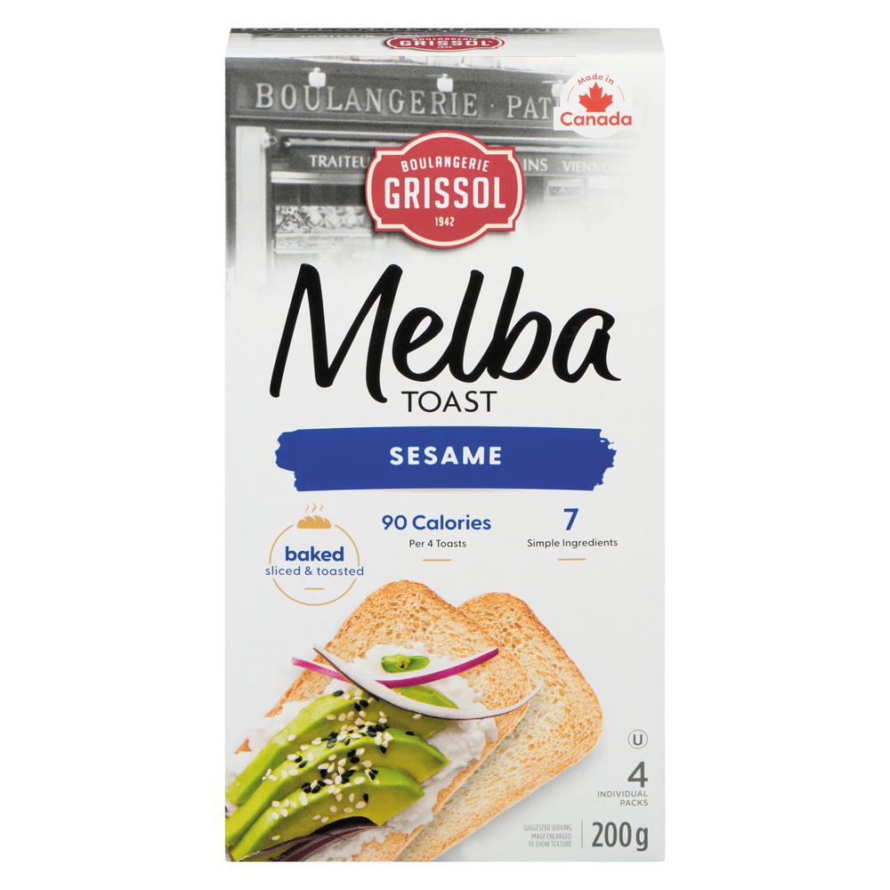 Sesame Melba Toast