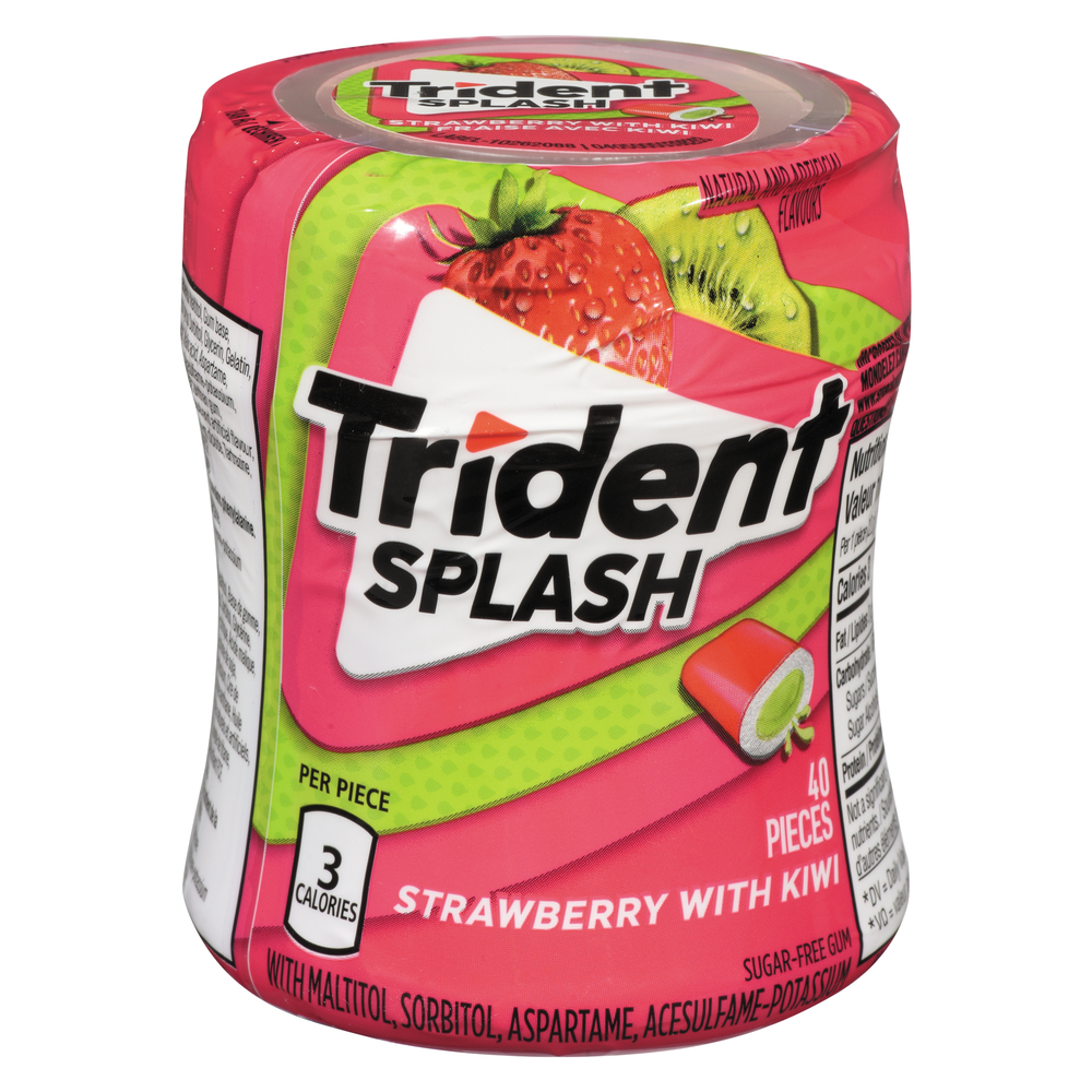Splash Strawberry Kiwi Bottle Gum