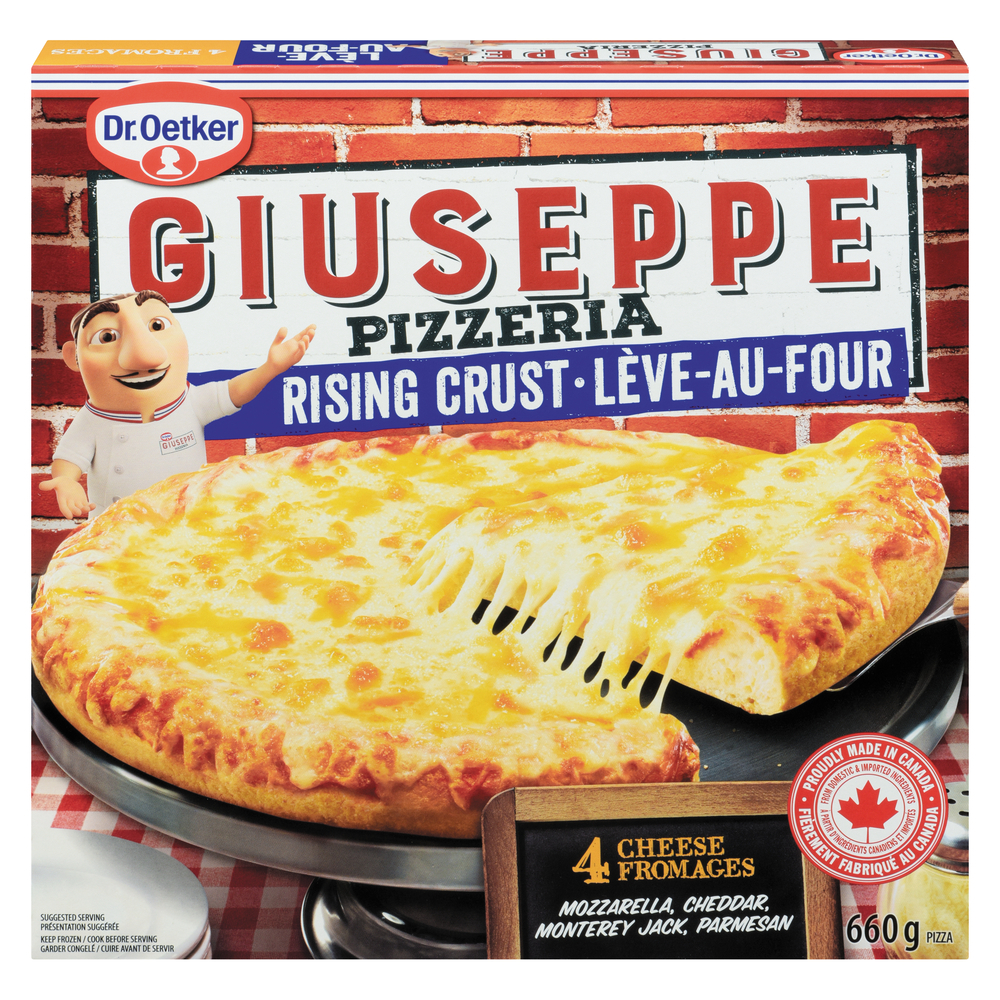 Giuseppe Pizzeria Rising Crust 4 Cheese Pizza