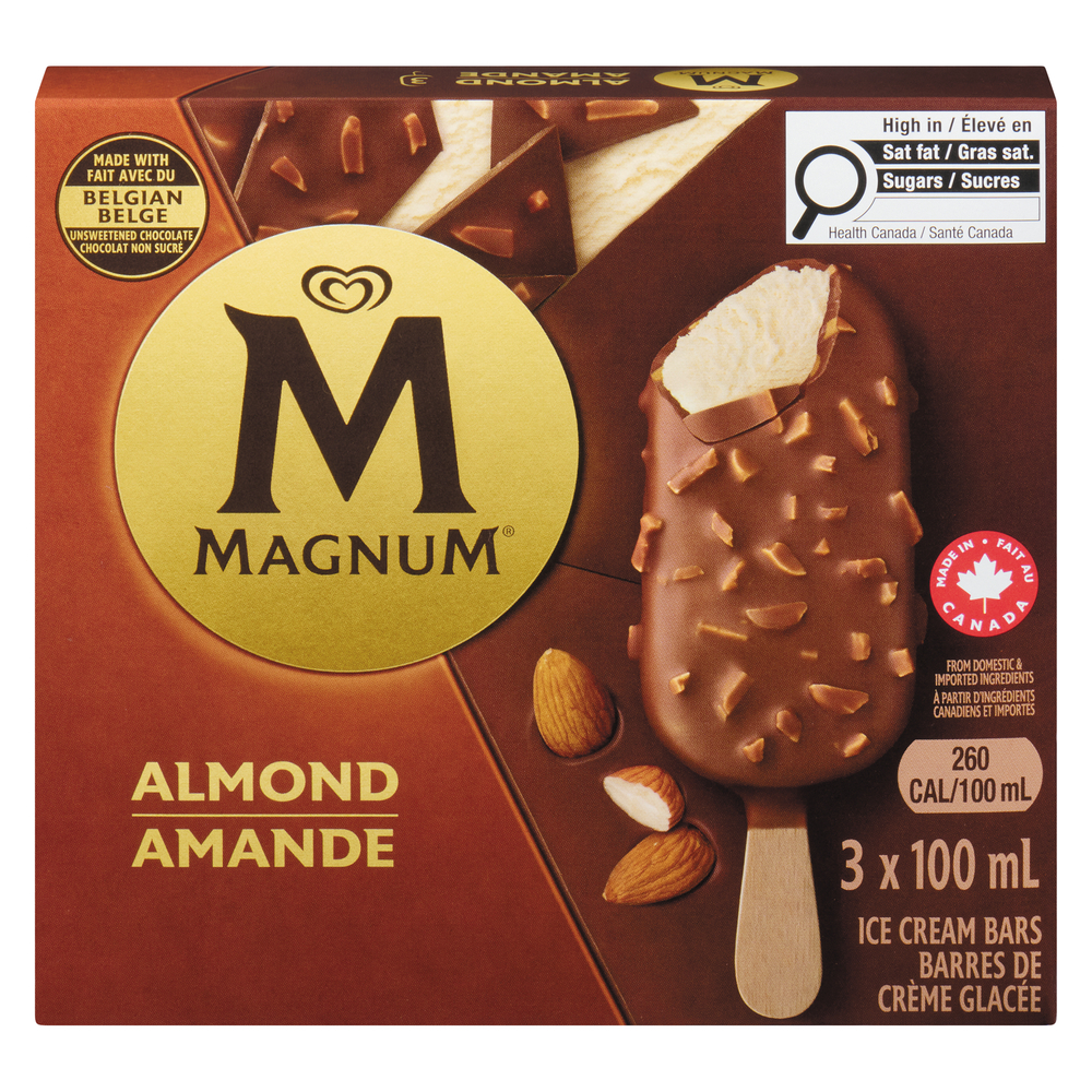 Almond 3 Pack Ice Cream Bars