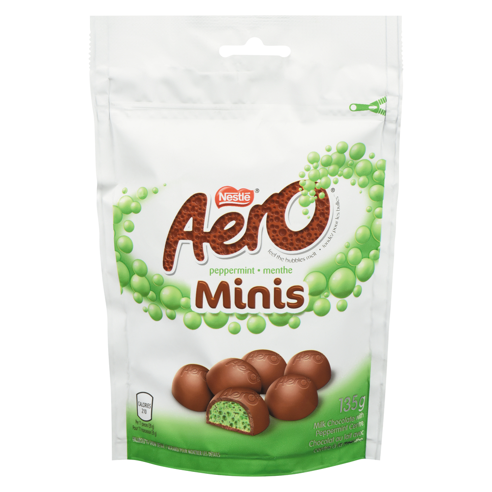Aero Bubbles Peppermint Pouch Chocolate
