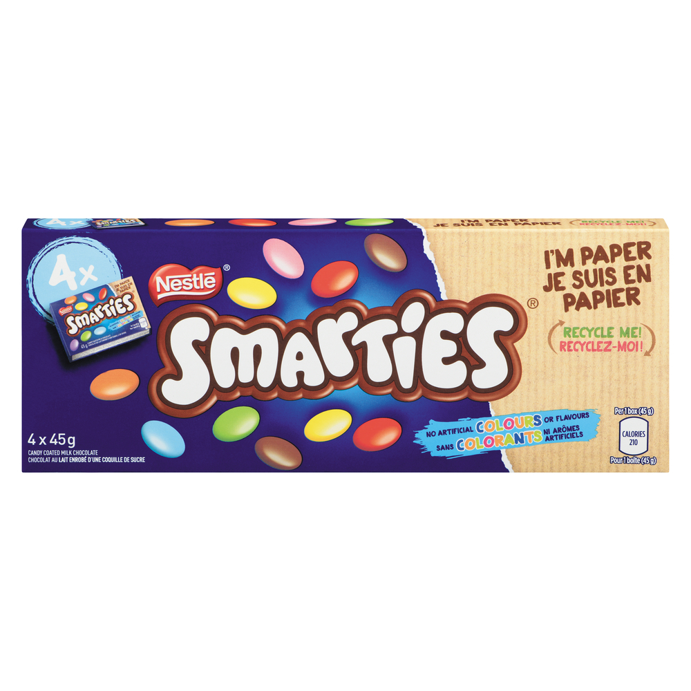 Smarties Regular 4 Pack Chocolates