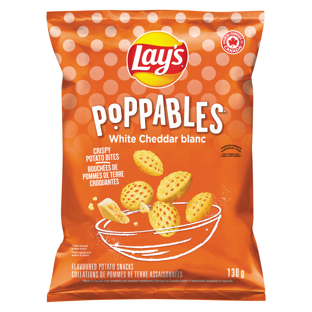 Poppables White Cheddar Potato Snack