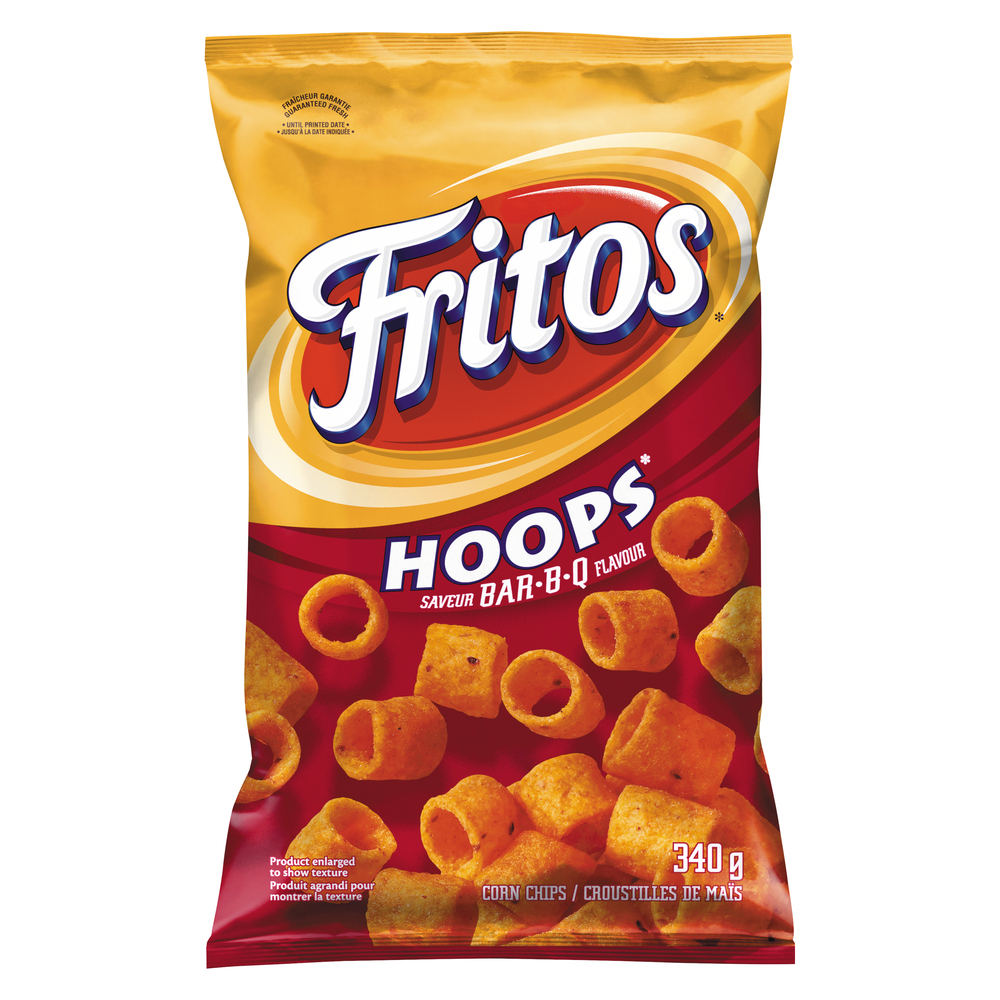 Hoops Barbeque Corn Chips