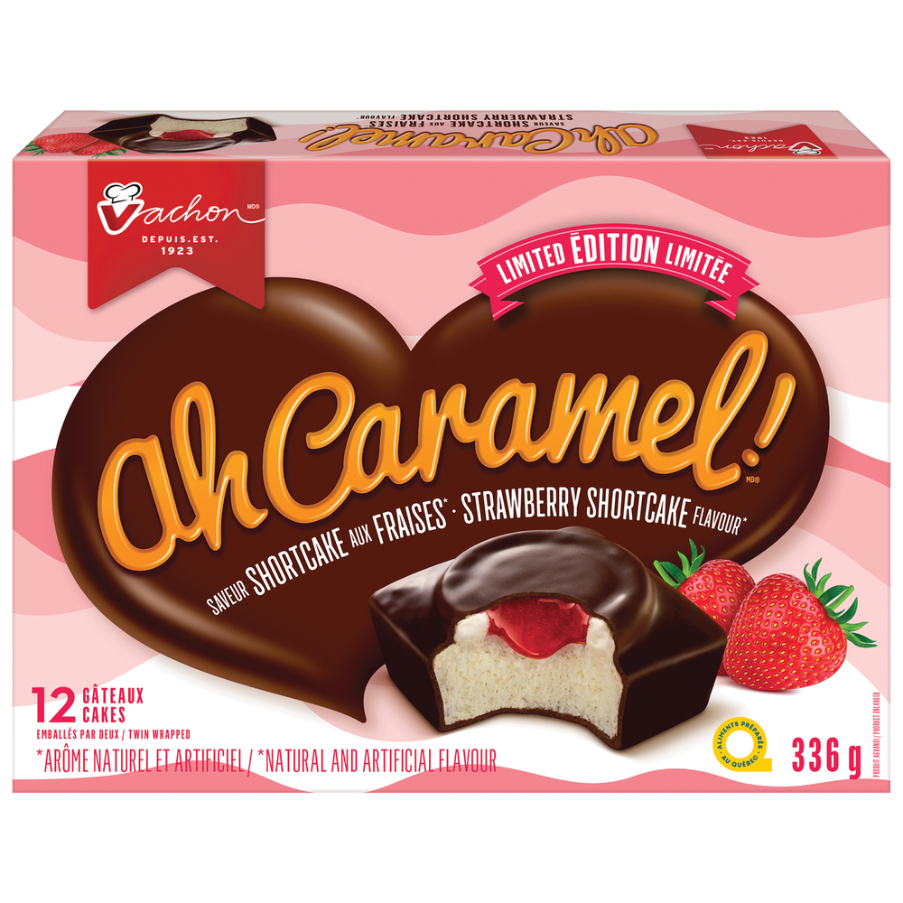 Ah Caramel Strawberry Shortcake 12 Pack Snacks