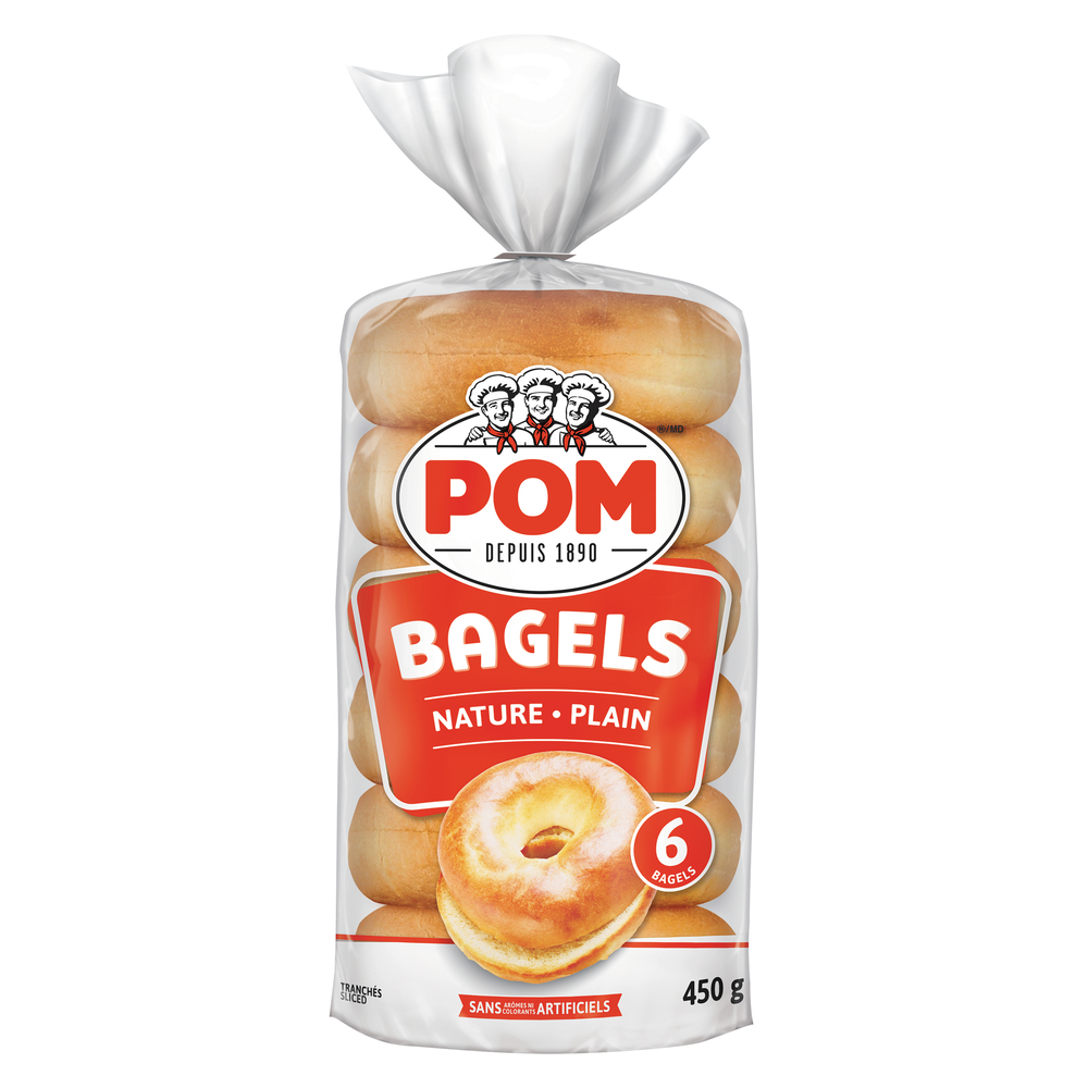 Plain 6 Pack Bagel