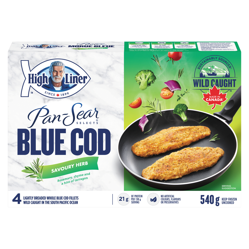 Pan Sear Savoury Herb Breaded Cod