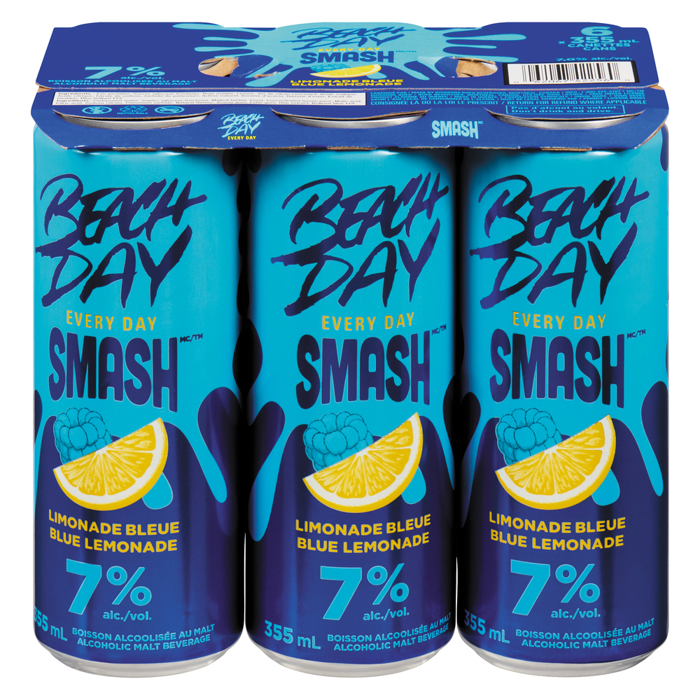 Smash Blue Lemonade Cans 7% alc./vol Seltzer