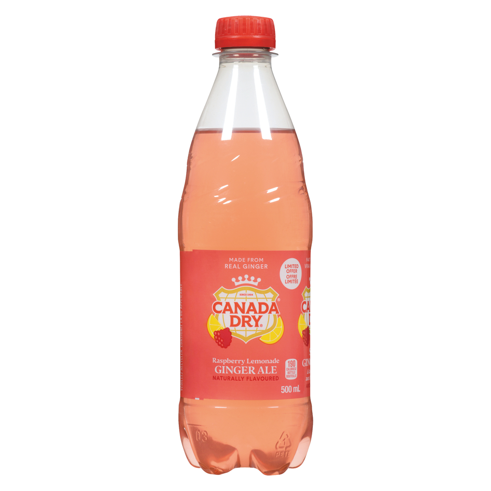 Ginger Ale Raspberry Lemonade Soft Drink