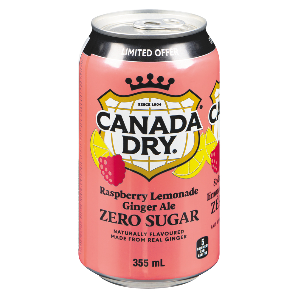 Raspberry Lemonade Zero Ginger Ale