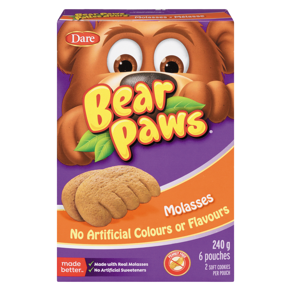 Bear Paws Molasses Cookies