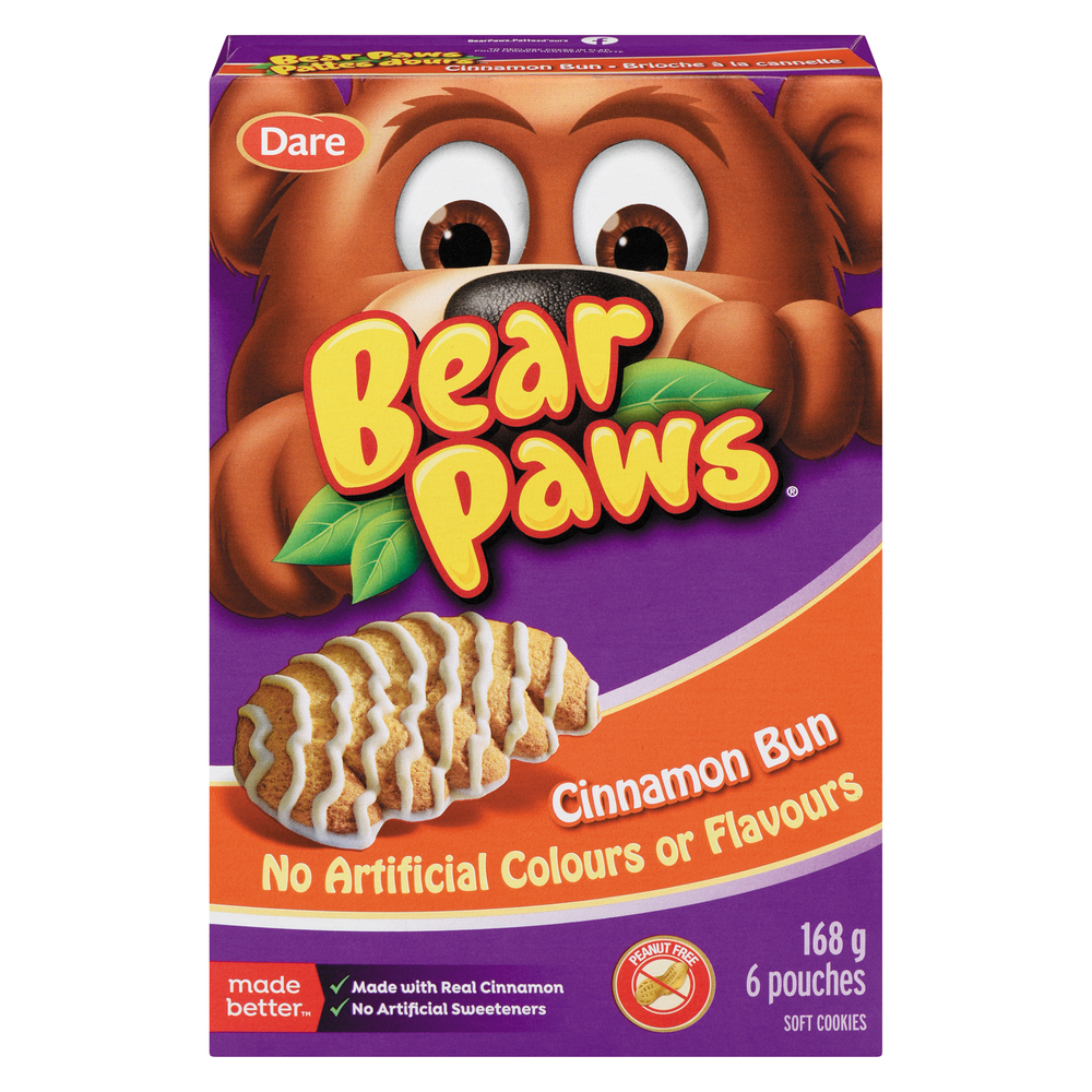 Bear Paws Cinnamon Bun Cookies